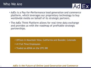 Adex Ppt Overview V1 | PPTX