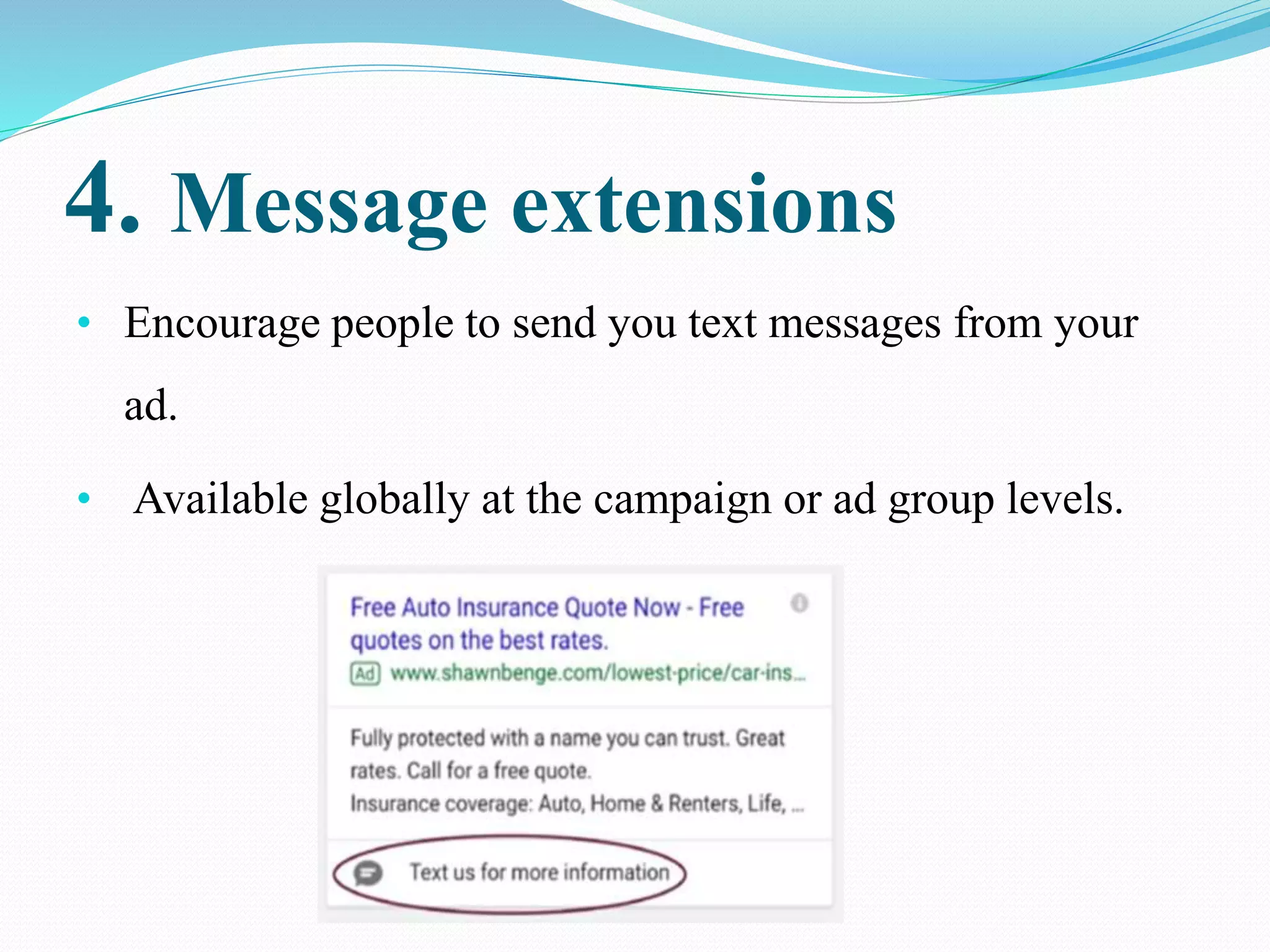 Ad extensions | PPSX
