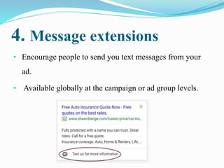 Ad extensions | PPT