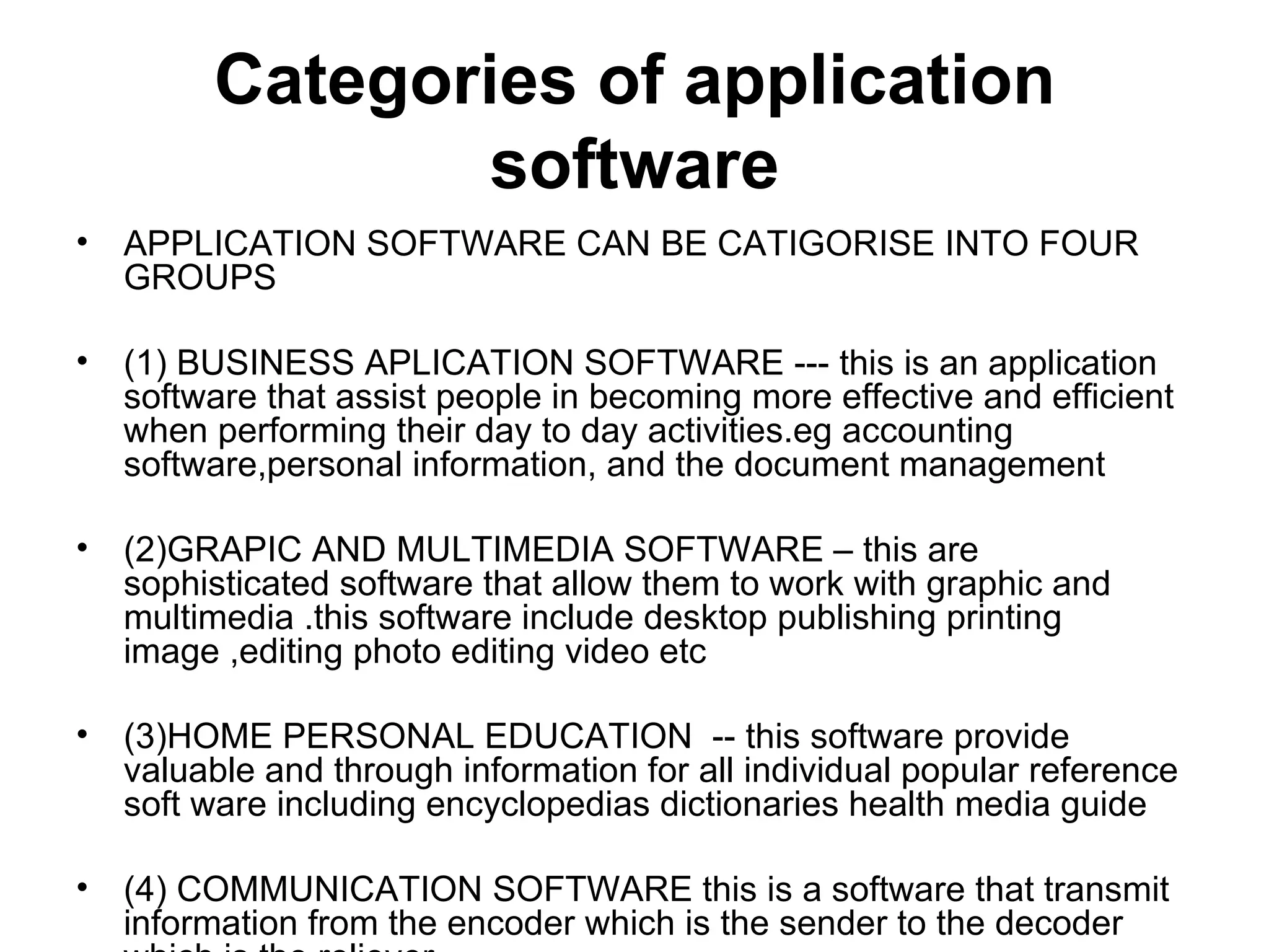 Adeyinka Chap 03 Application Software | PPT
