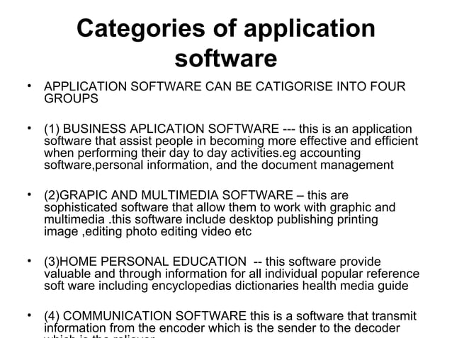 Adeyinka Chap 03 Application Software | PPT