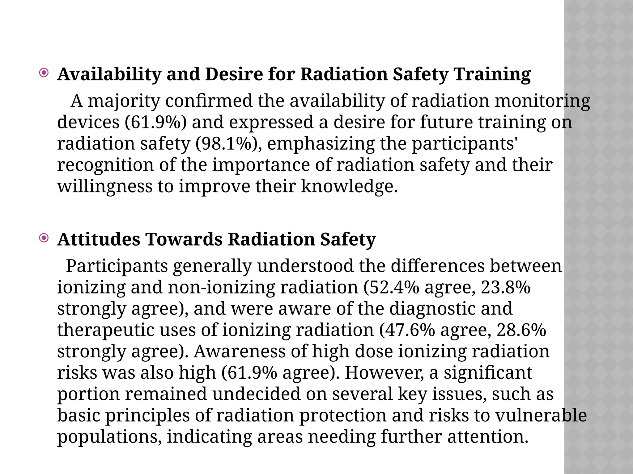 Assessment of level of radiation safety awareness.pptx