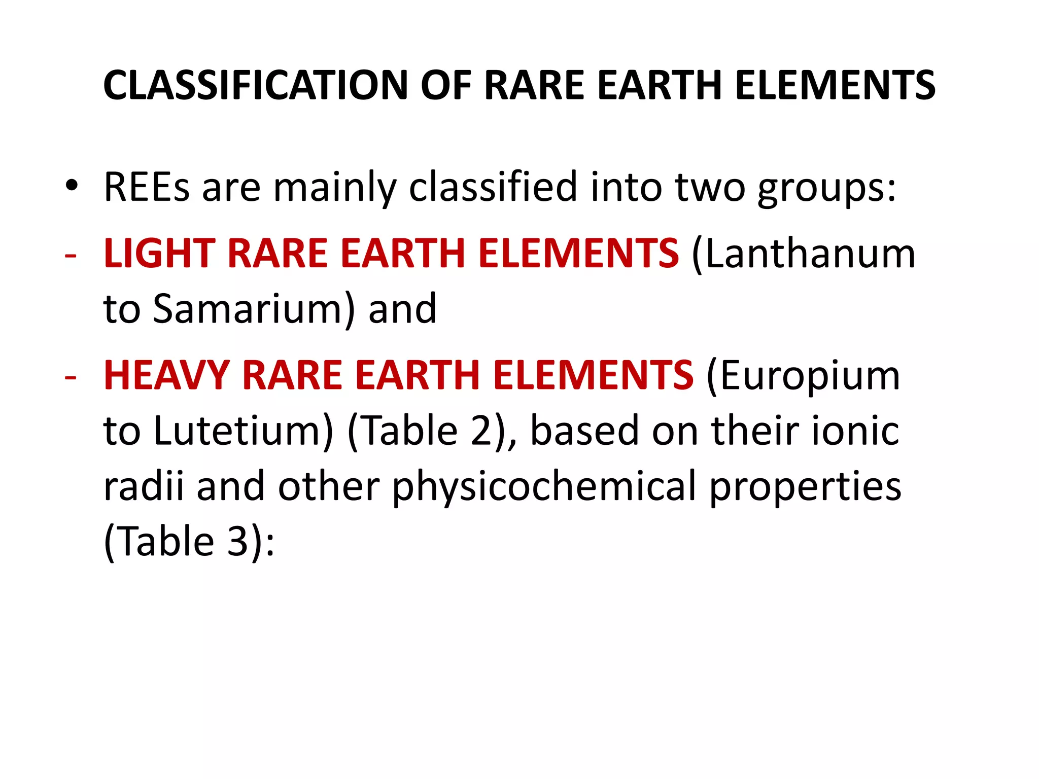 Application of Rare Earth Elements in Geological Studies | PPTX