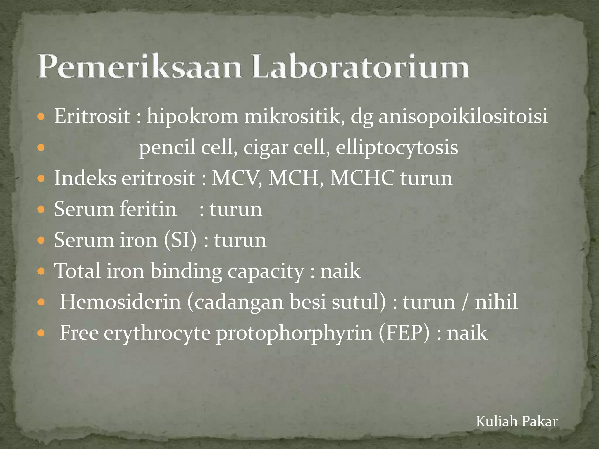 Anemia Defisiensi Besi | PPTX