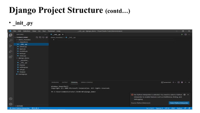 ADF- Lect-3 Django Project Structure, Django Apps Structure.pptx