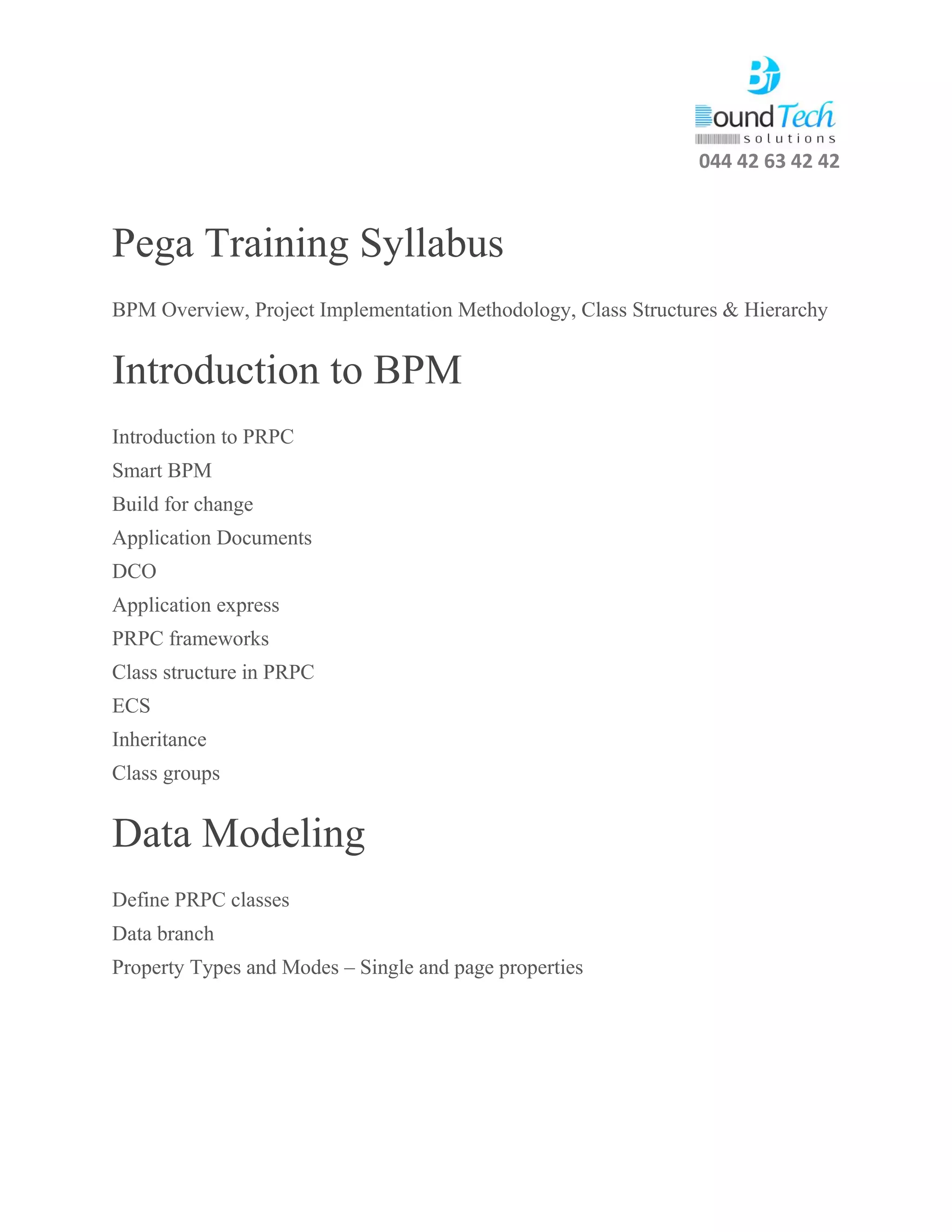 PEGA course content - bts | PDF | Databases | Computer Software and Applications