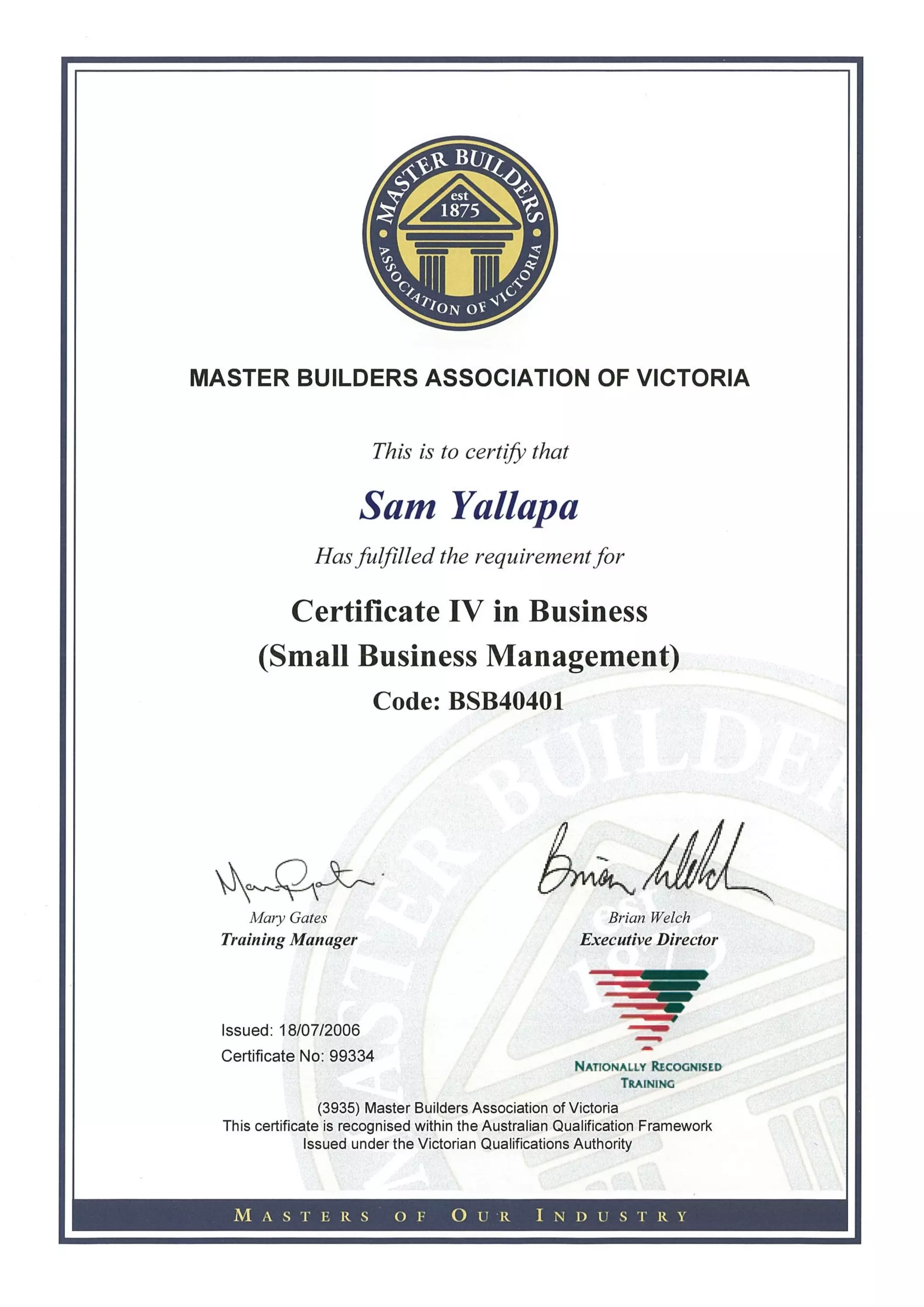 certificate | PDF
