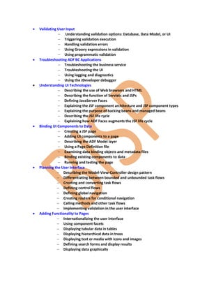Adf coursecontent(1) | PDF