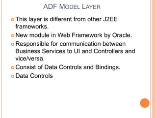 ADF Bindings & Data Controls | PPTX | Programming Languages | Computing