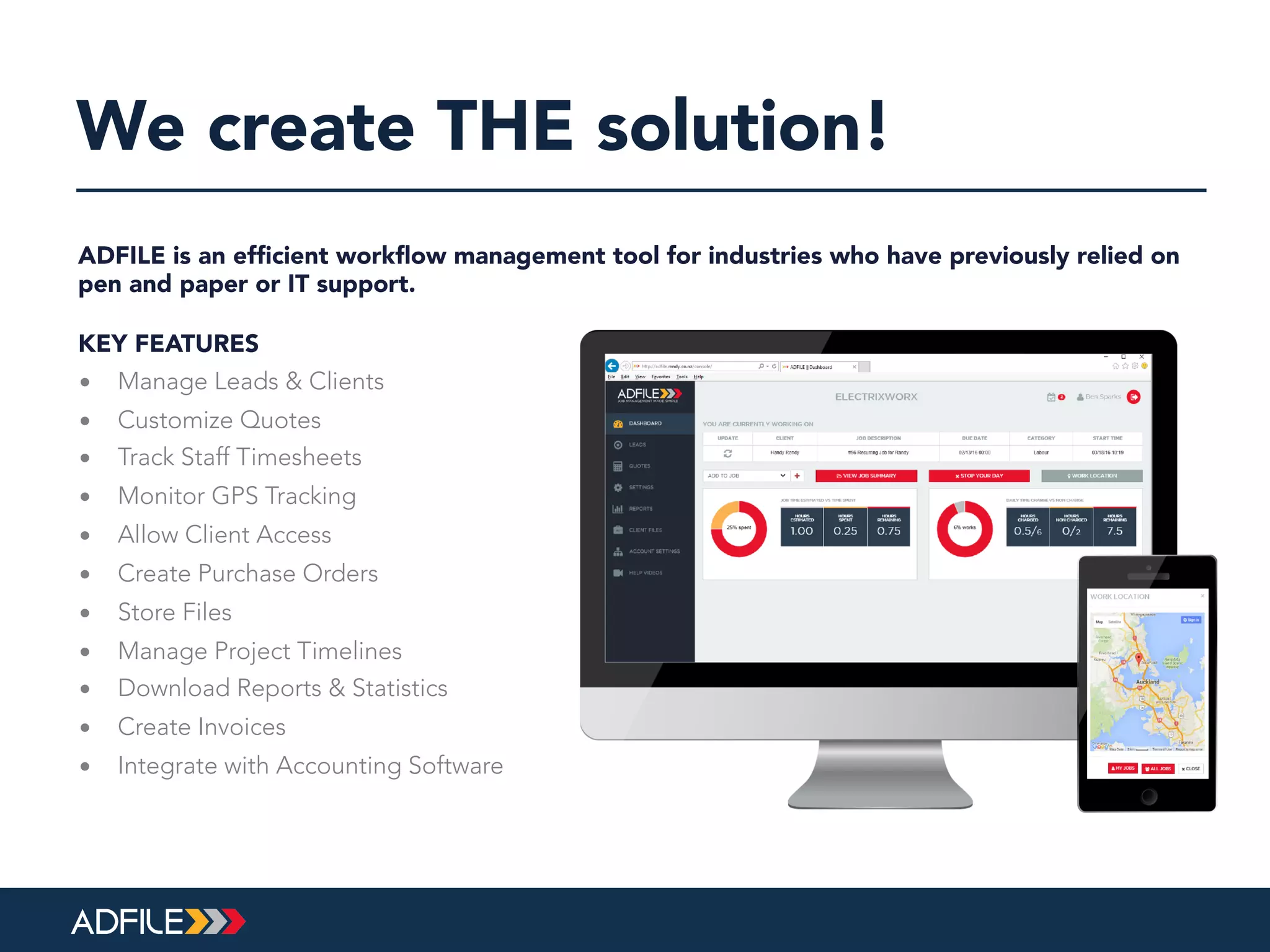 ADFILE - Job Management Made Simple | PPT | Free Download