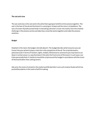 We Sprinkle Lee Coles | DOCX