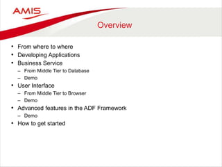 ADF in Action - getting (re)acquainted with Oracle’s premier application development framework ...