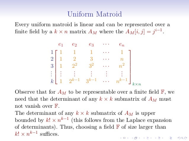 Matroid Basics