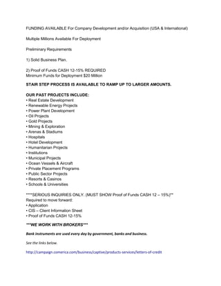 FUNDING AVAILABLE | DOCX