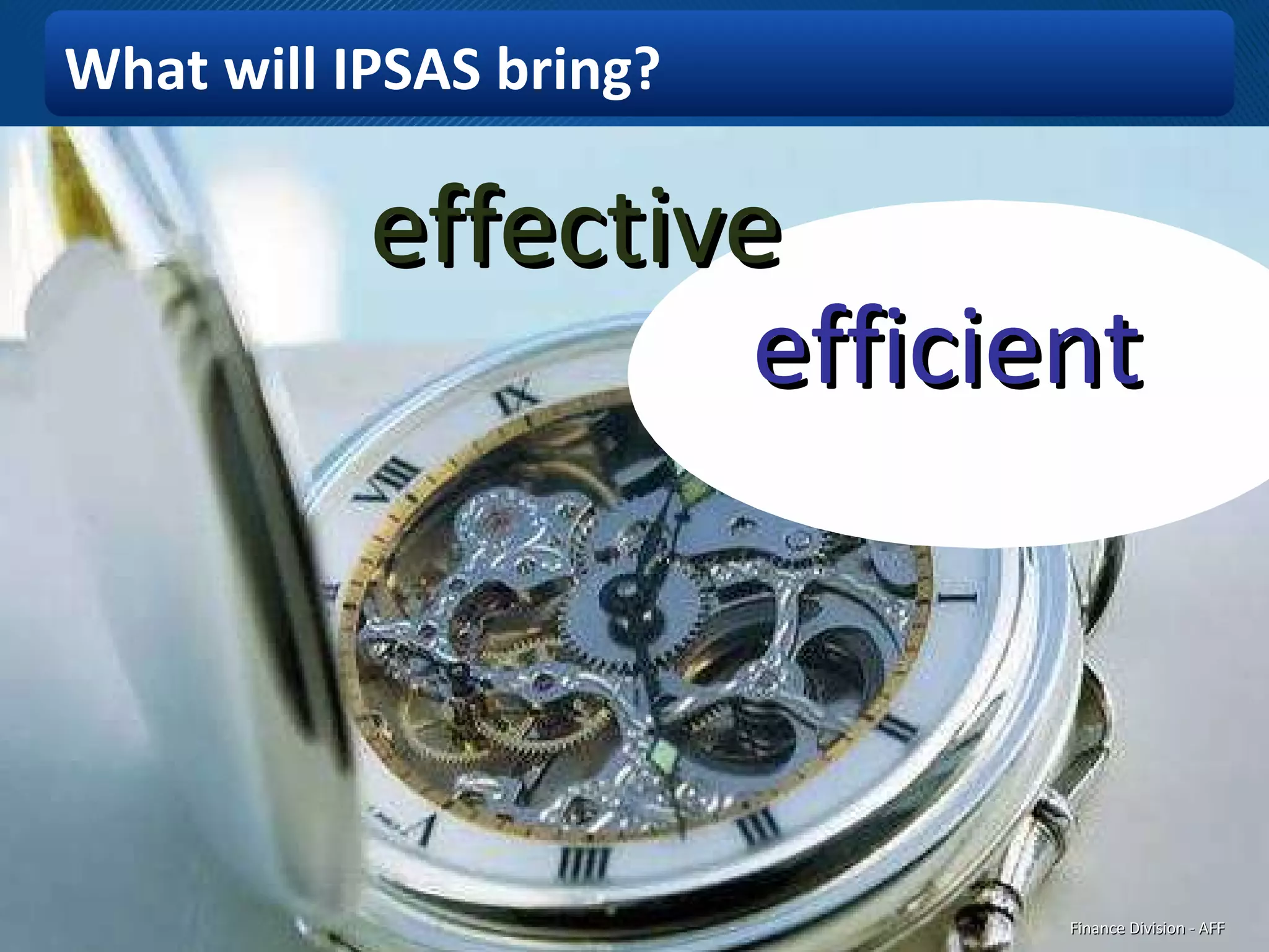 IPSAS Presentation to AG Senior Managers | PPT
