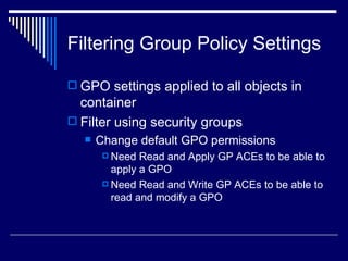 Ad group policy1 | PPT