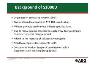 ADG S1000D Series - Introduction to ASD S1000D | PDF | Business ...