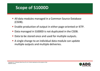 ADG S1000D Series - Introduction to ASD S1000D | PDF | Business ...