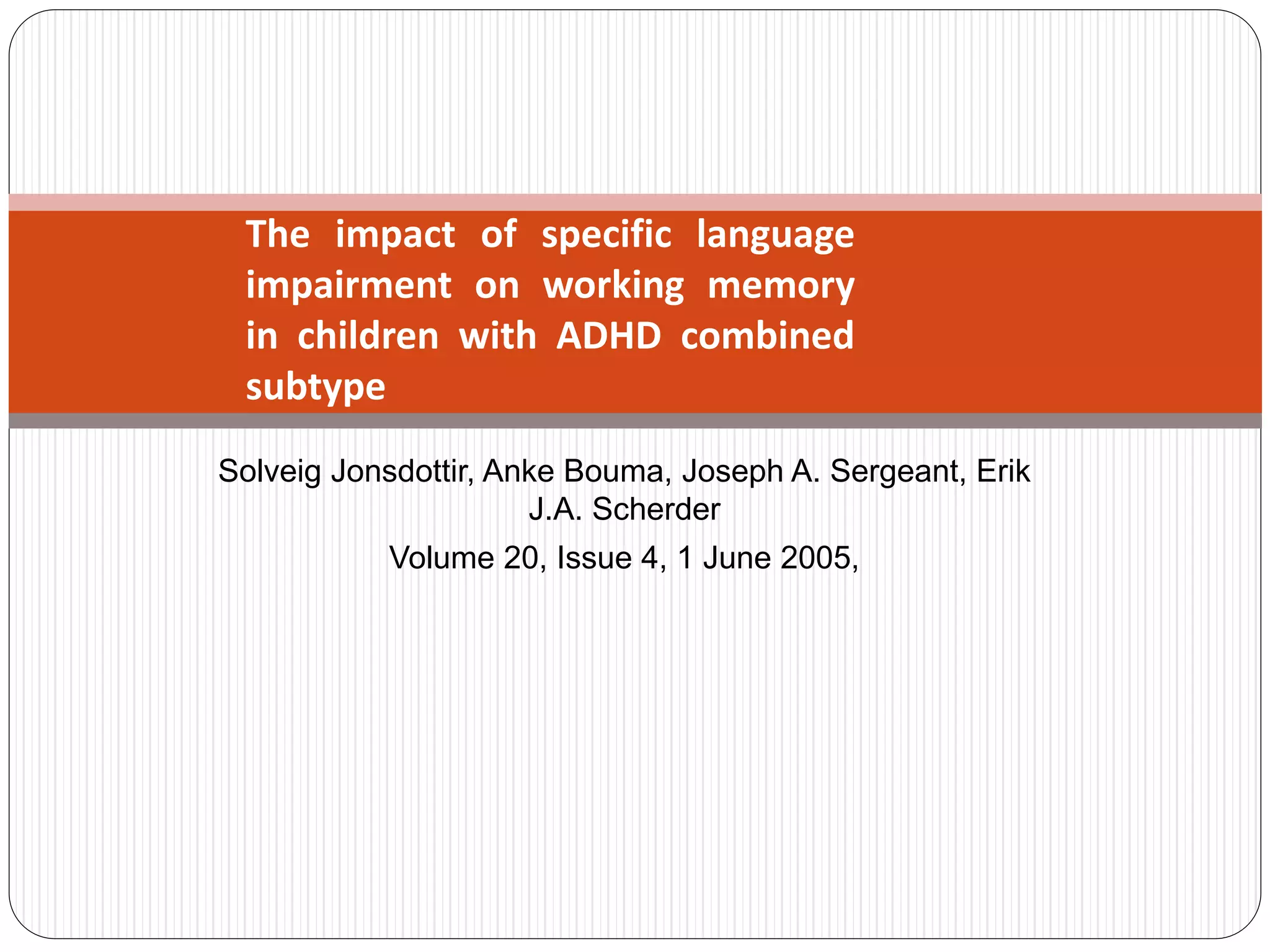 ADHD | PPT