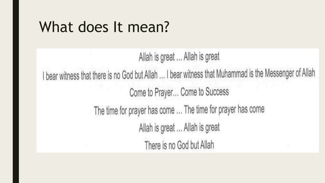 adhaan-and-iqamah etiquette to follow when we hear Adaan | PPT