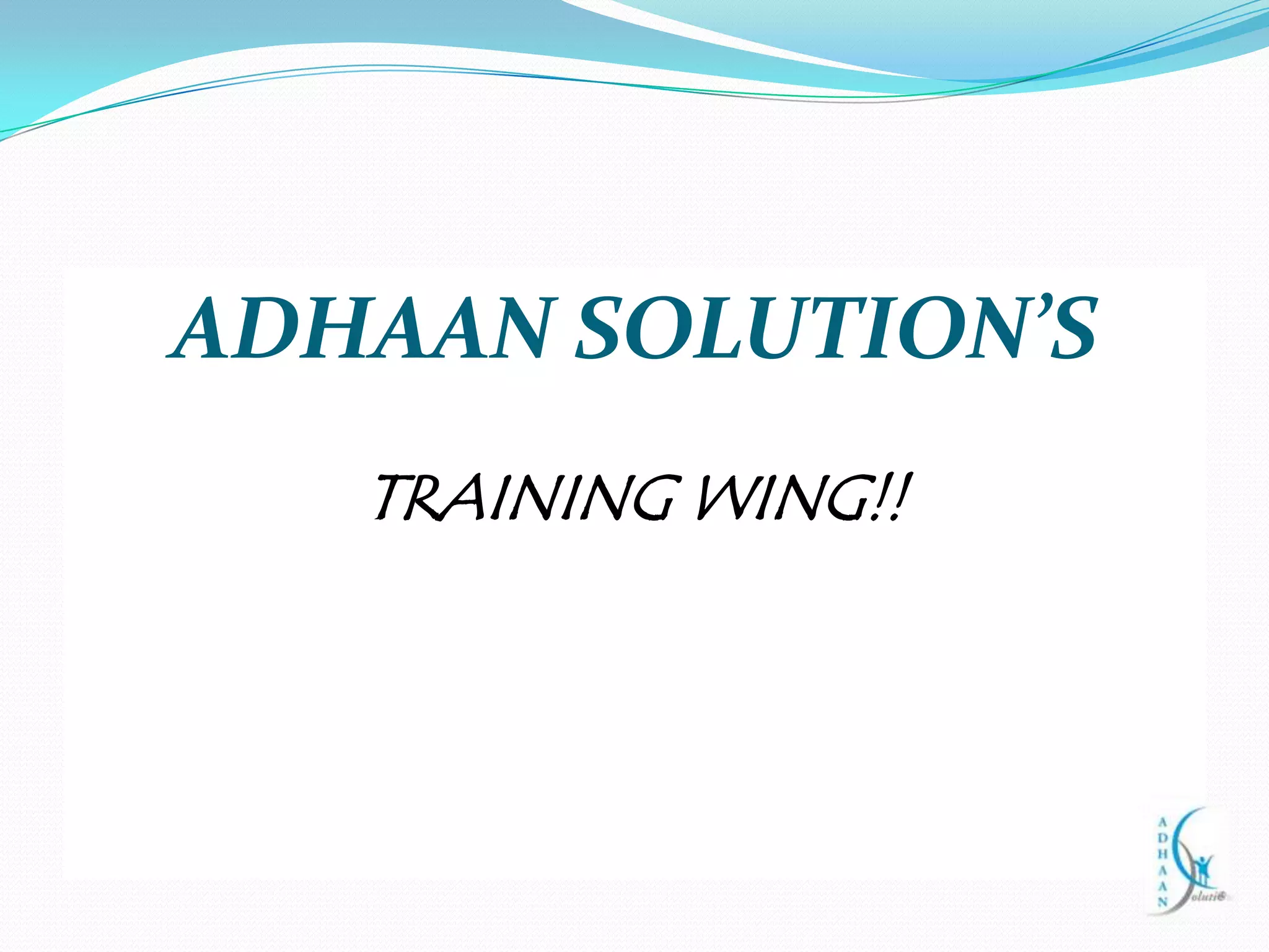 Adhaan Solution - Official PPT | PPTX