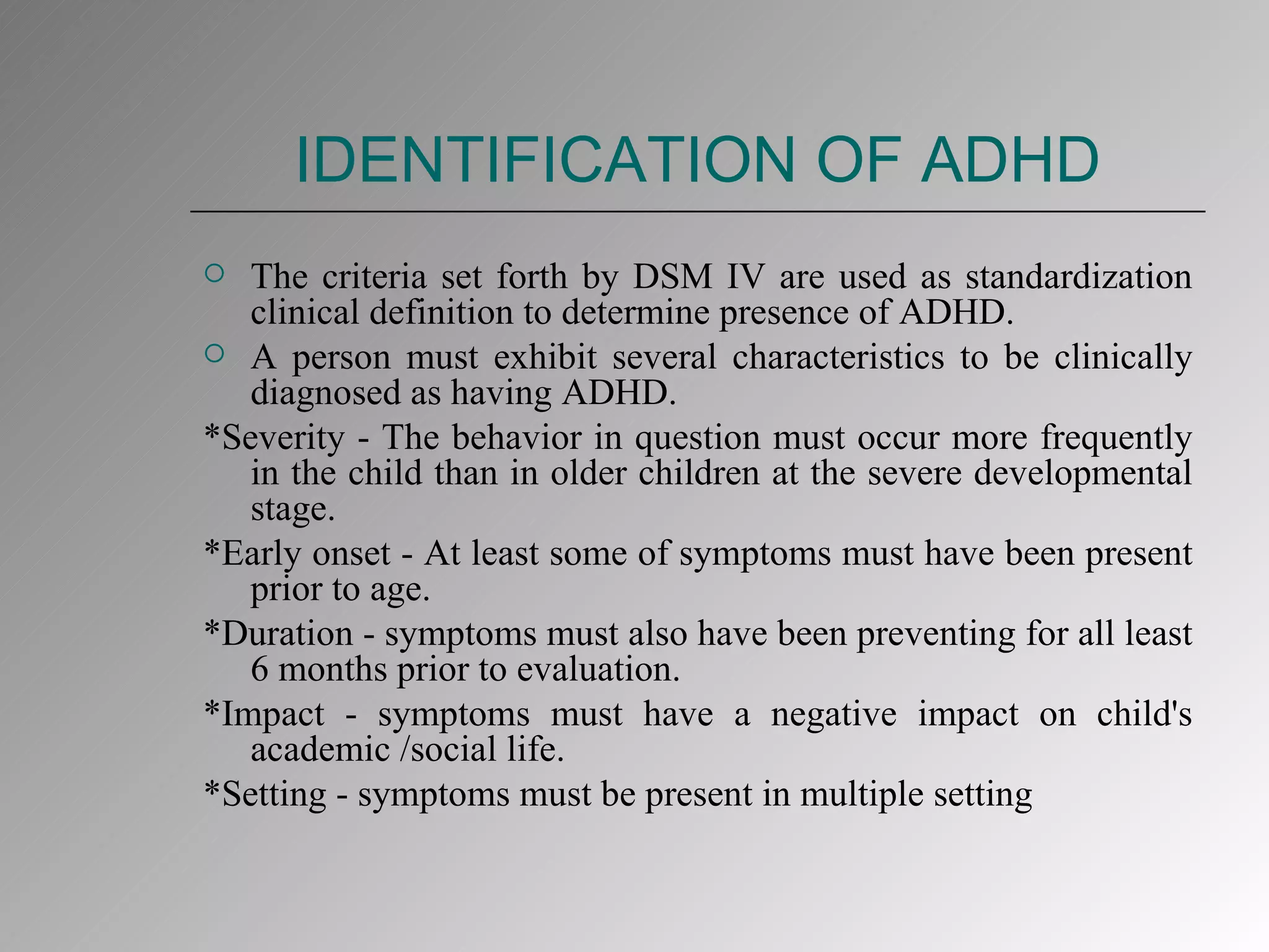 Adhd | PPT