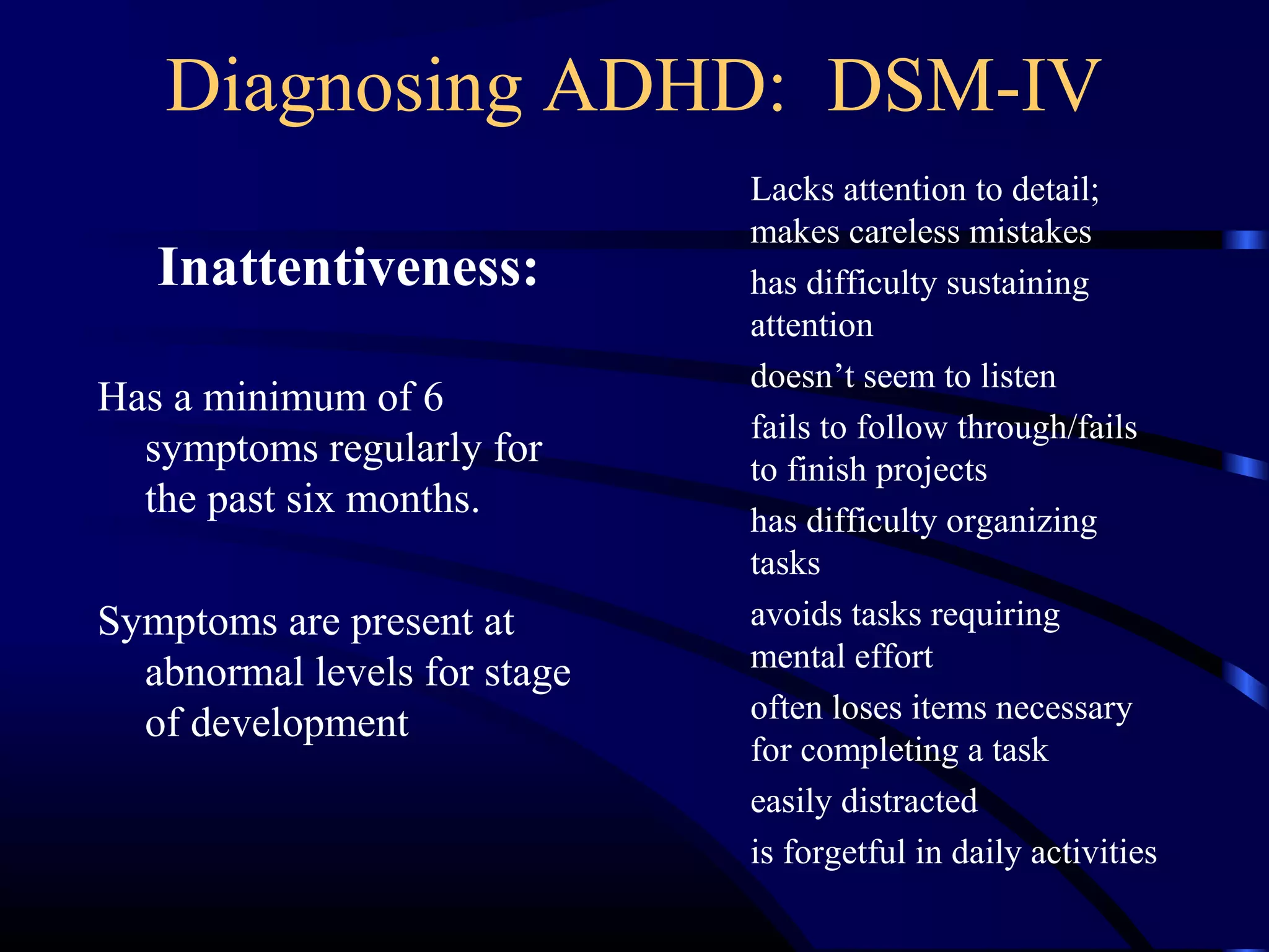 Attention Deficit Hyperactivity Disorder (ADHD) | PPT