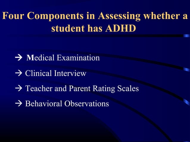 Attention Deficit Hyperactivity Disorder (ADHD) | PPT