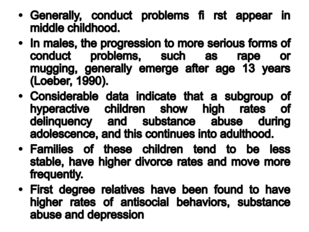 Attention Deficit Hyperactivity Disorders | PPT | Free Download