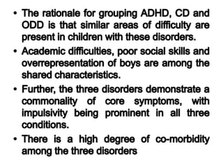 Attention Deficit Hyperactivity Disorders | PPT