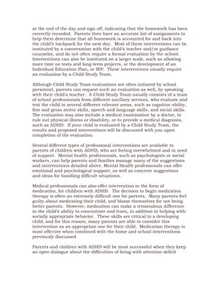 Parenting Strategies for ADHD | DOC