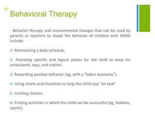 Attention Deficit Hyperactivity Disorder in Children | PPT