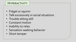 Attention Deficit Hyperactivity Disorder (ADHD) | PPTX