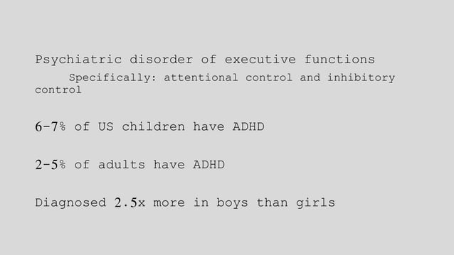 Attention Deficit Hyperactivity Disorder (ADHD) | PPTX