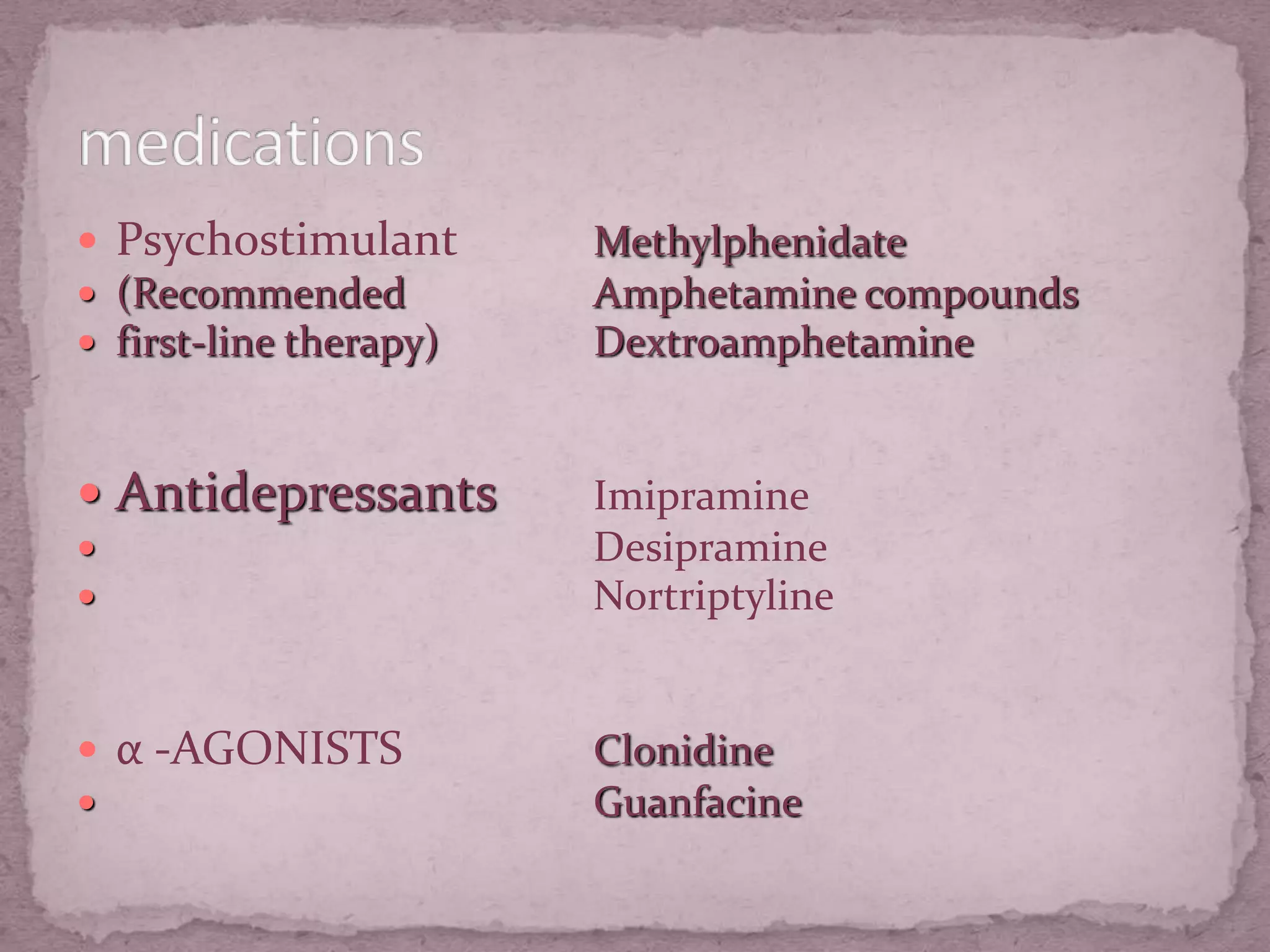 attention deficit hyperkinetic disorder | PPTX