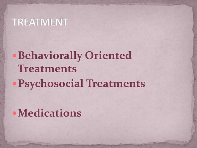 attention deficit hyperkinetic disorder | PPTX