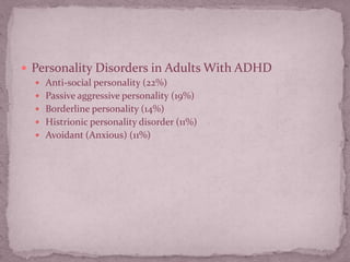 attention deficit hyperkinetic disorder | PPTX