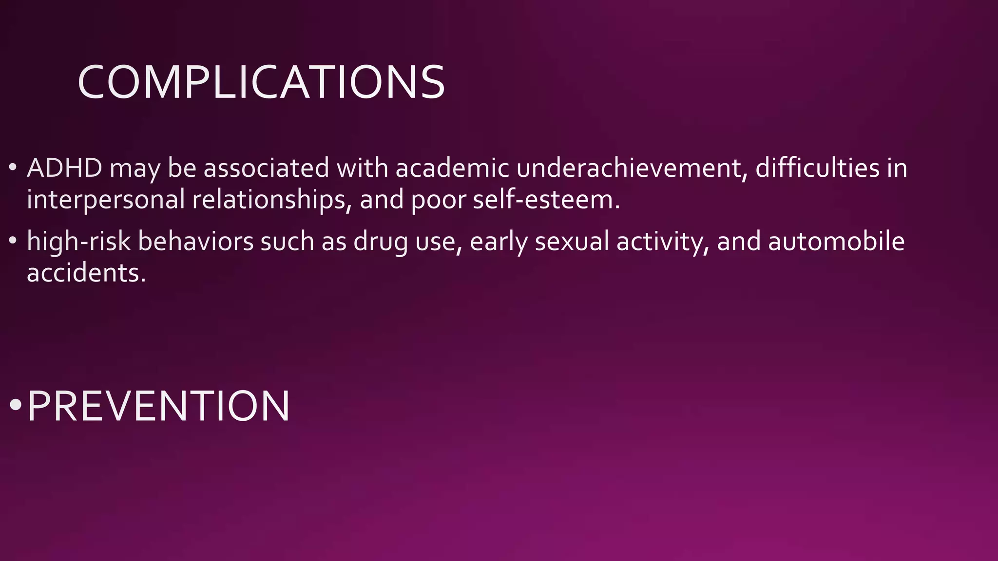 ADHD ATTENTION-DEFICIT/ HYPERACTIVITY DISORDER | PPTX | Brain and Nervous System Disorders ...