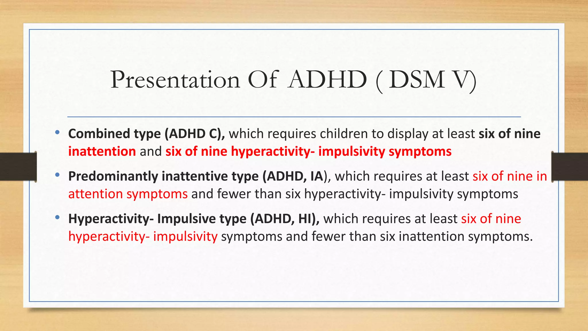 Adhd | PPTX