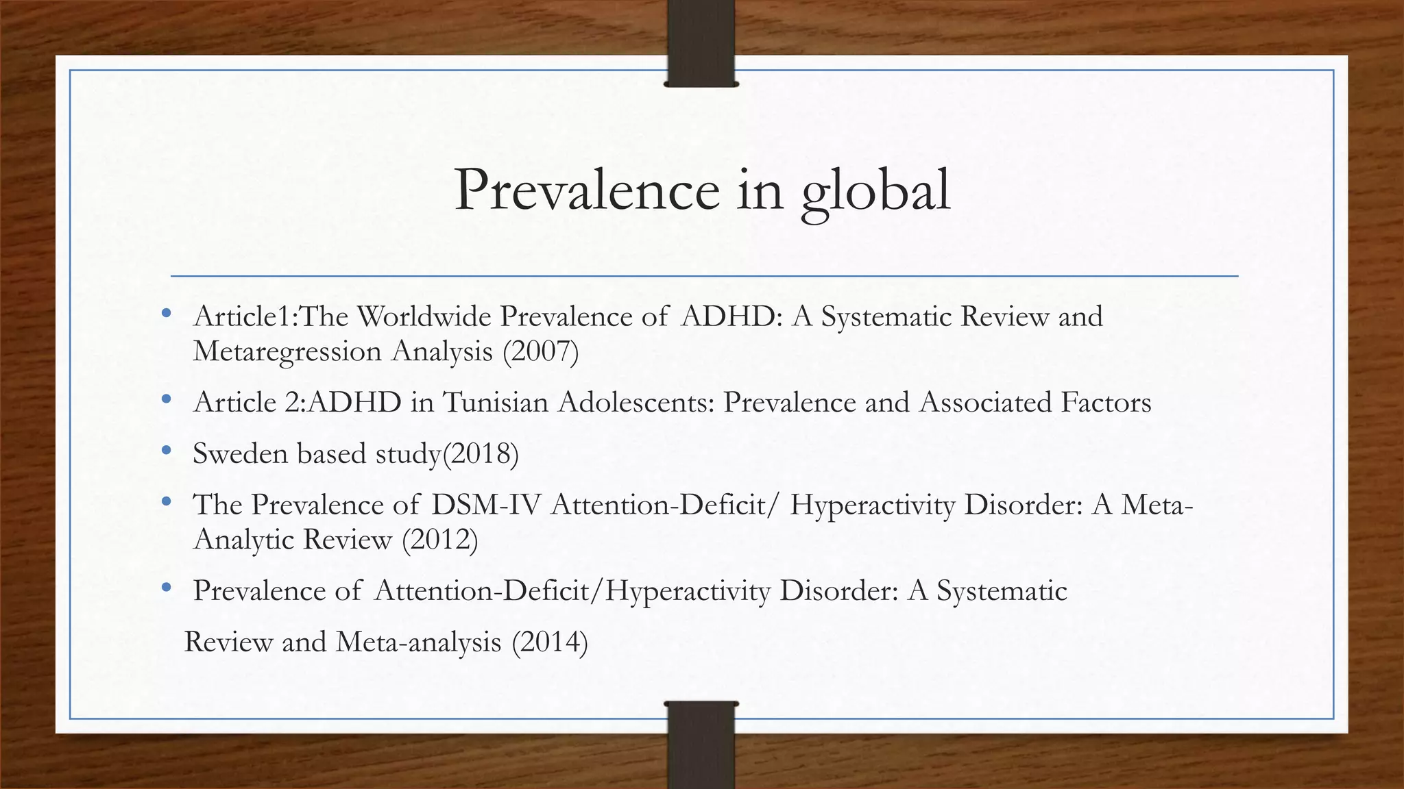 Adhd | PPTX