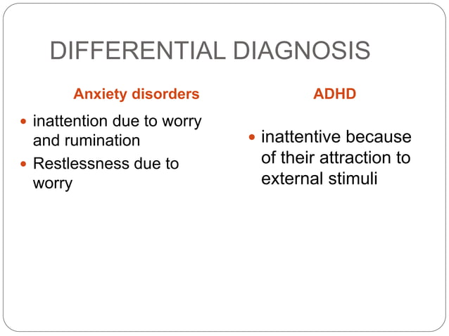 Adhd Attention Deficit Hyperactivity Disorder | PPT