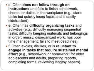 Adhd Attention Deficit Hyperactivity Disorder | PPTX