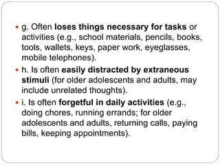 Adhd Attention Deficit Hyperactivity Disorder | PPTX