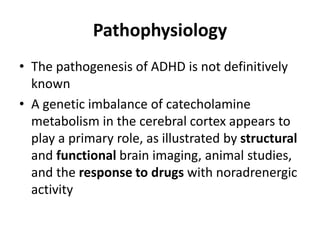ADHD - Attention deficit hyperactivity disorder | PPTX
