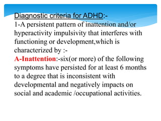ADHD | PPTX | Brain and Nervous System Disorders | Diseases and Conditions