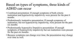 Attention Deficit Hyperactivity Disorder | PPT