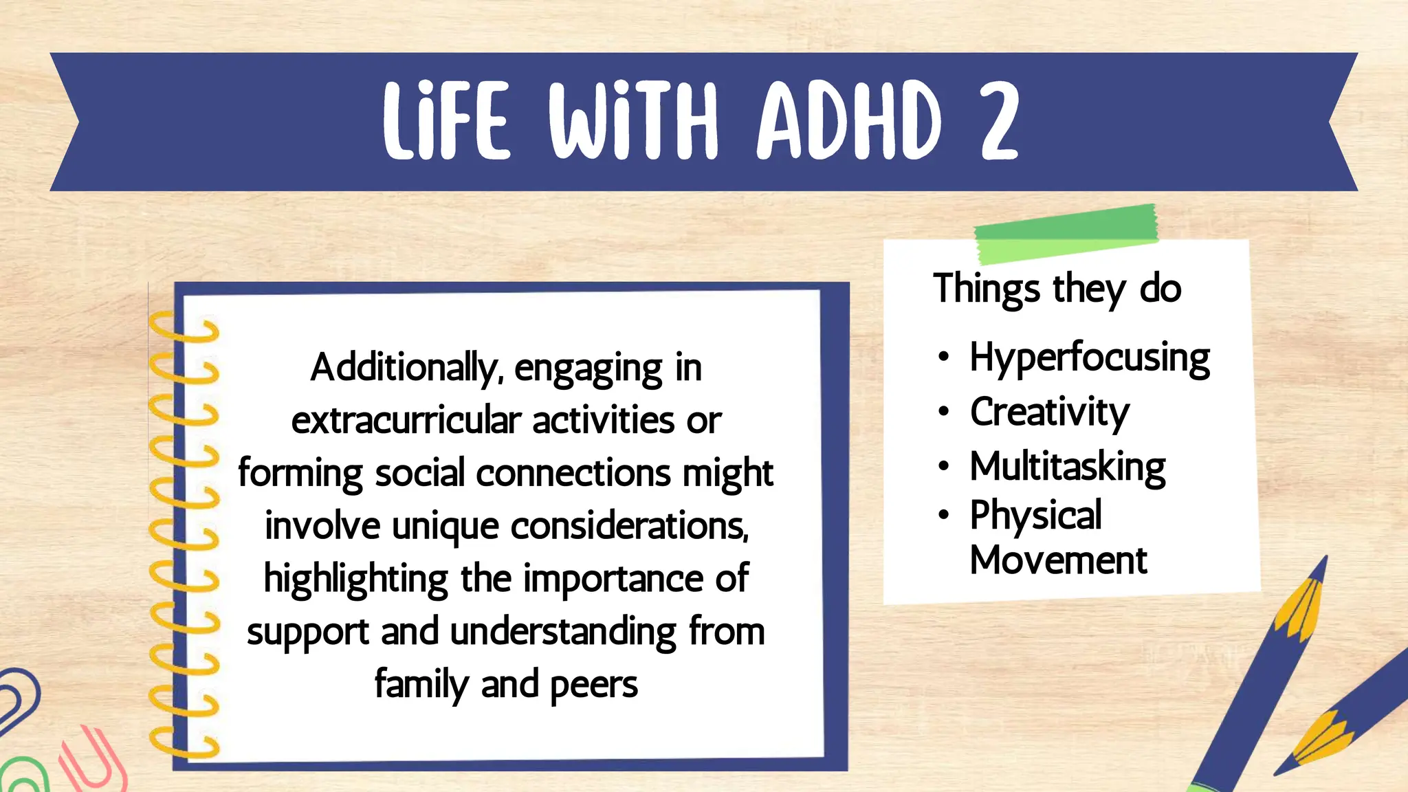 ADHD.pptx for helping teachers about it and soulutions | PPT