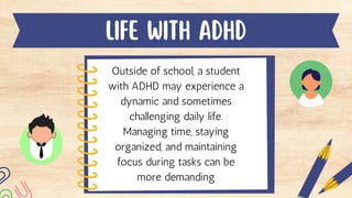 ADHD.pptx for helping teachers about it and soulutions | PPT