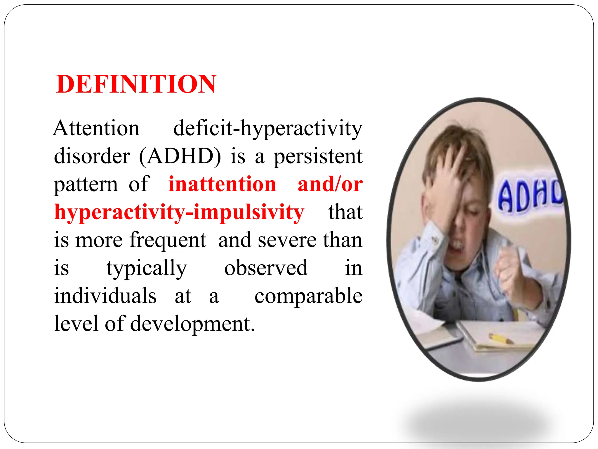 ADHD psychiatric nursing in nursing Bsc Nursing.ppt