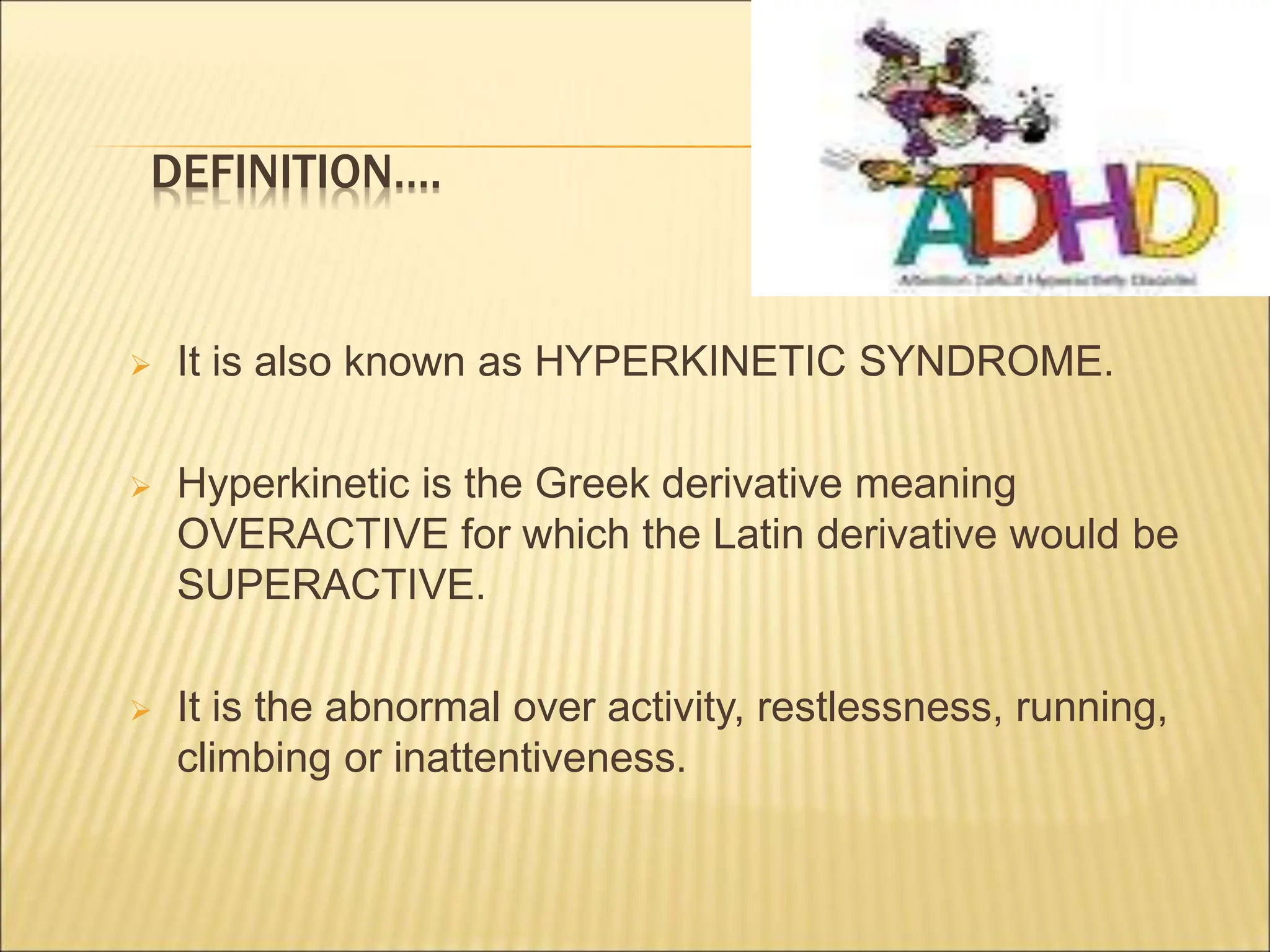 adhd.ppt child Health Nursing important nursing topic | PPT